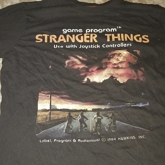 Hot Topic | Shirts | Nwot S Hot Topic Stranger Things Atari Cartridge ...